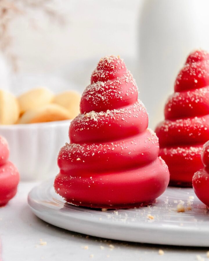 Raspberry Cream Puffs - Julie Marie Eats