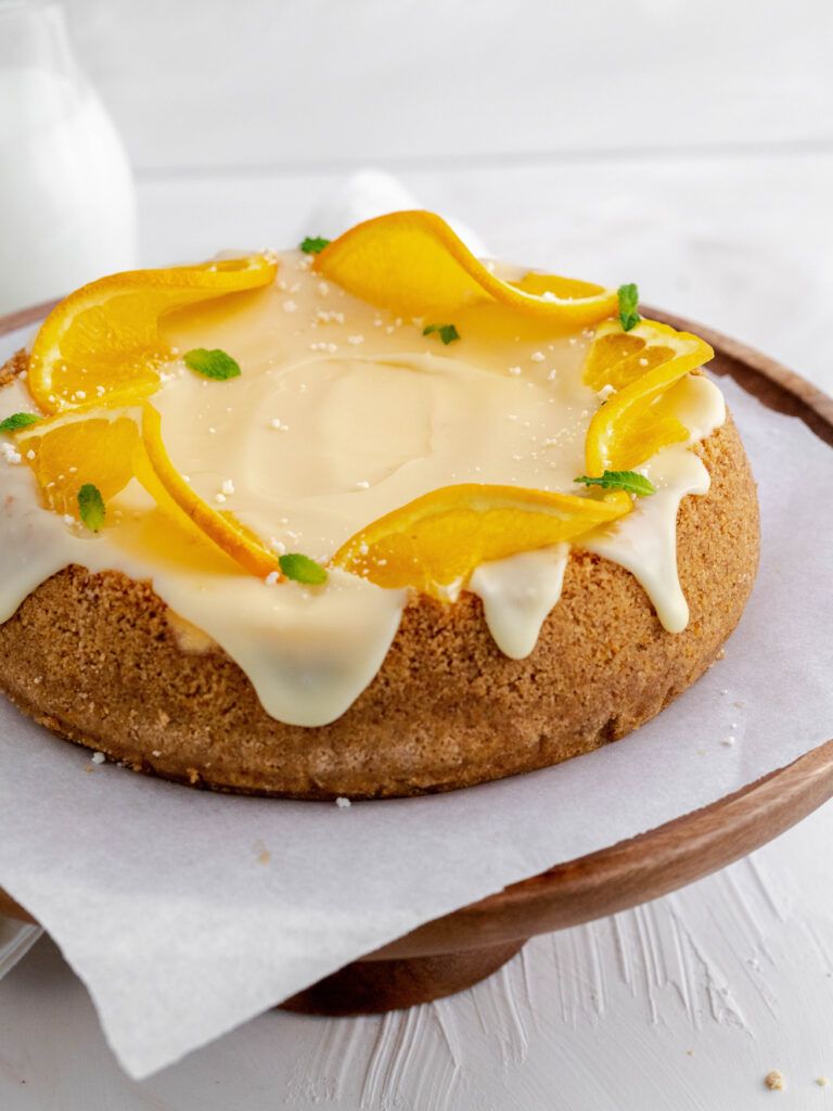 Aperol Spritz Cheesecake - Julie Marie Eats