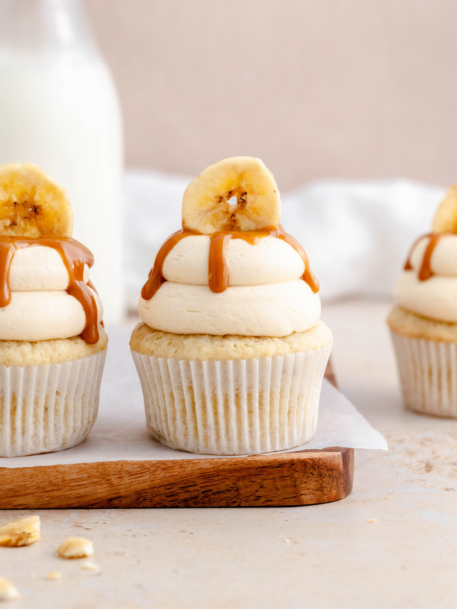 Banoffee Cupcakes - Julie Marie Eats