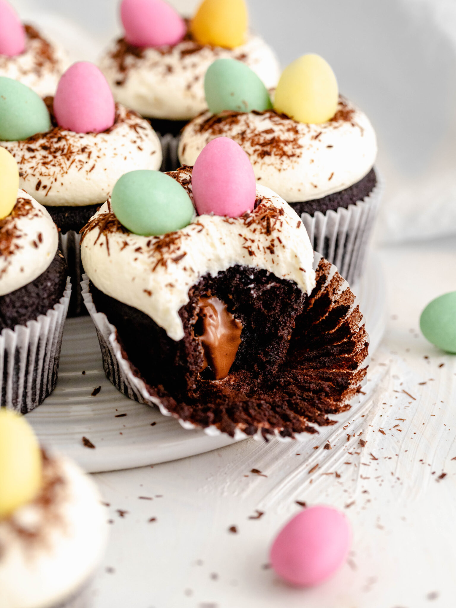 Mini Eggs Cupcakes - Julie Marie Eats