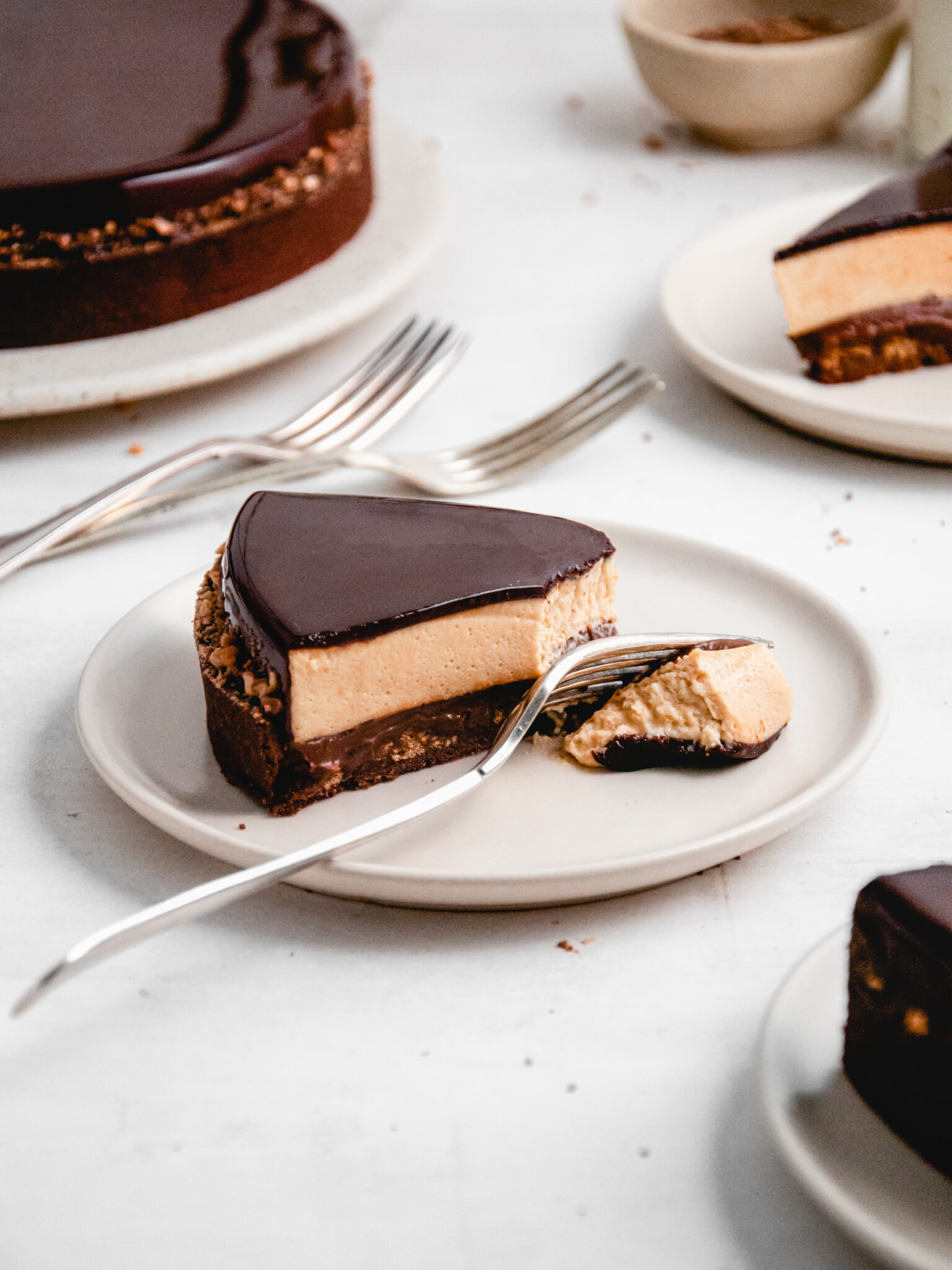 Chocolate Coffee and Caramel Tart - Julie Marie Eats