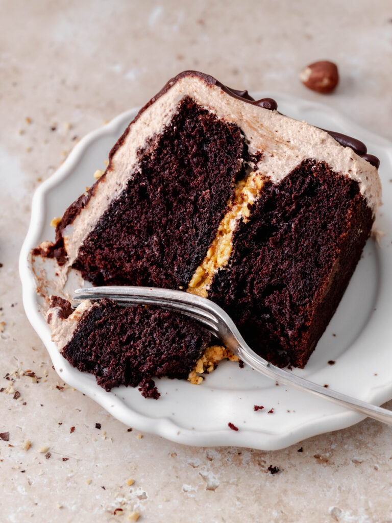 Ferrero Rocher Cake - Julie Marie Eats