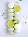 Zesty Lime Macarons - Julie Marie Eats
