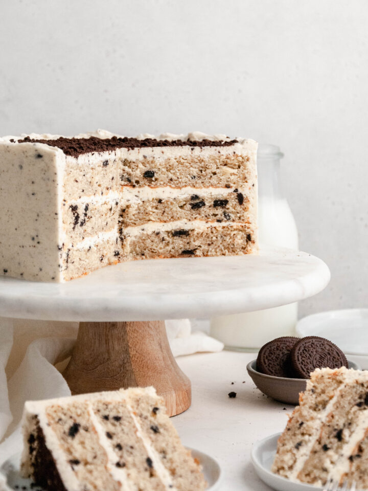 Oreo Layer Cake - Julie Marie Eats