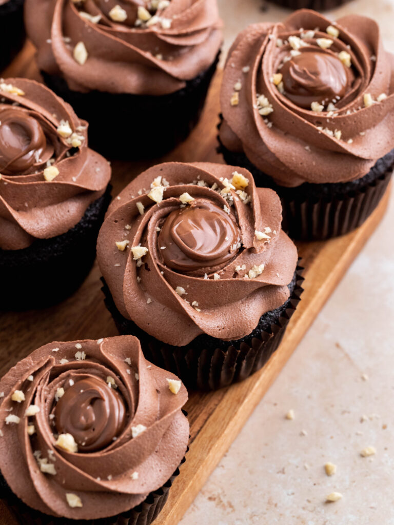 Nutella Cupcakes - Julie Marie Eats