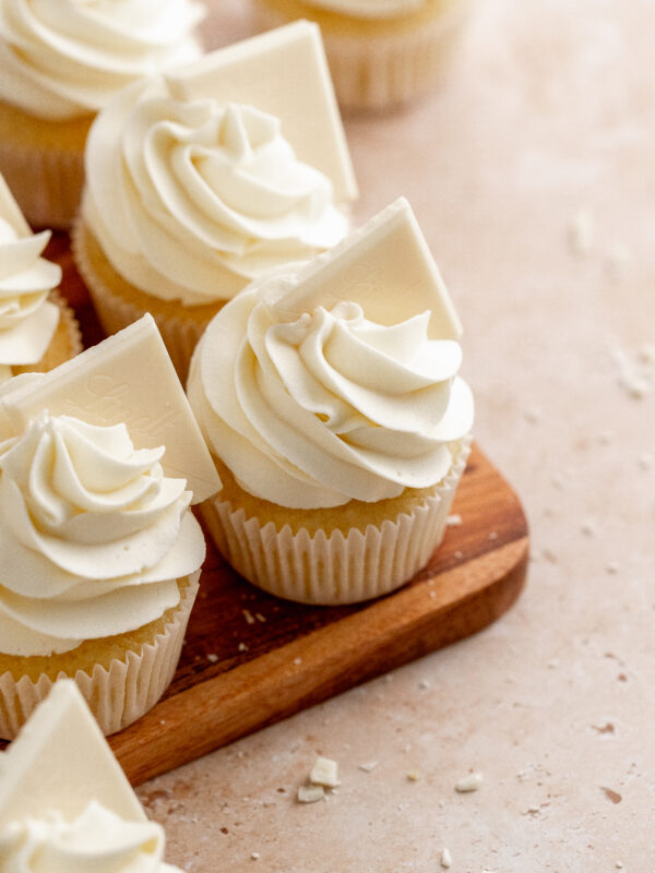 White Chocolate Cupcakes - Julie Marie Eats