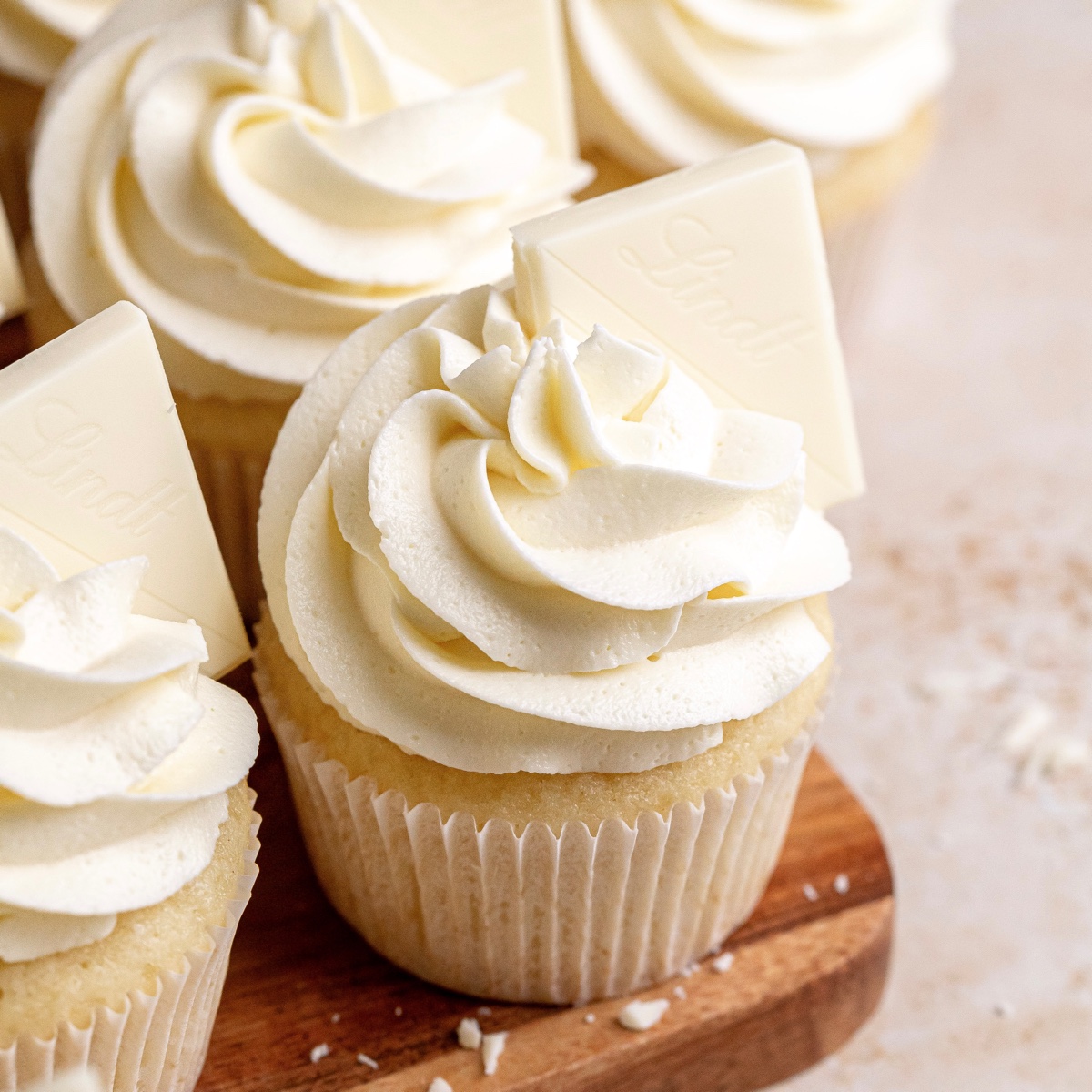 White Chocolate Cupcakes - Julie Marie Eats