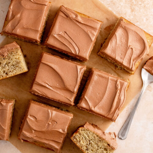 Banana Sponge Cake - Julie Marie Eats