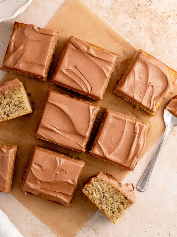 Banana Sponge Cake - Julie Marie Eats