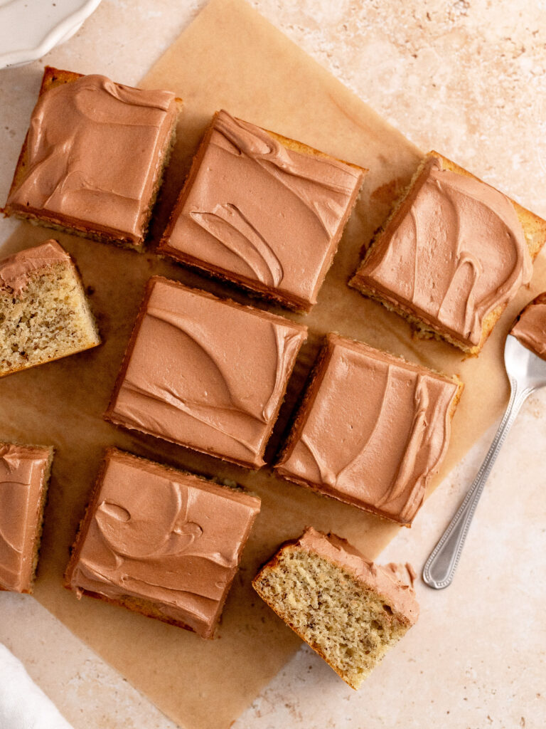 Banana Sponge Cake - Julie Marie Eats