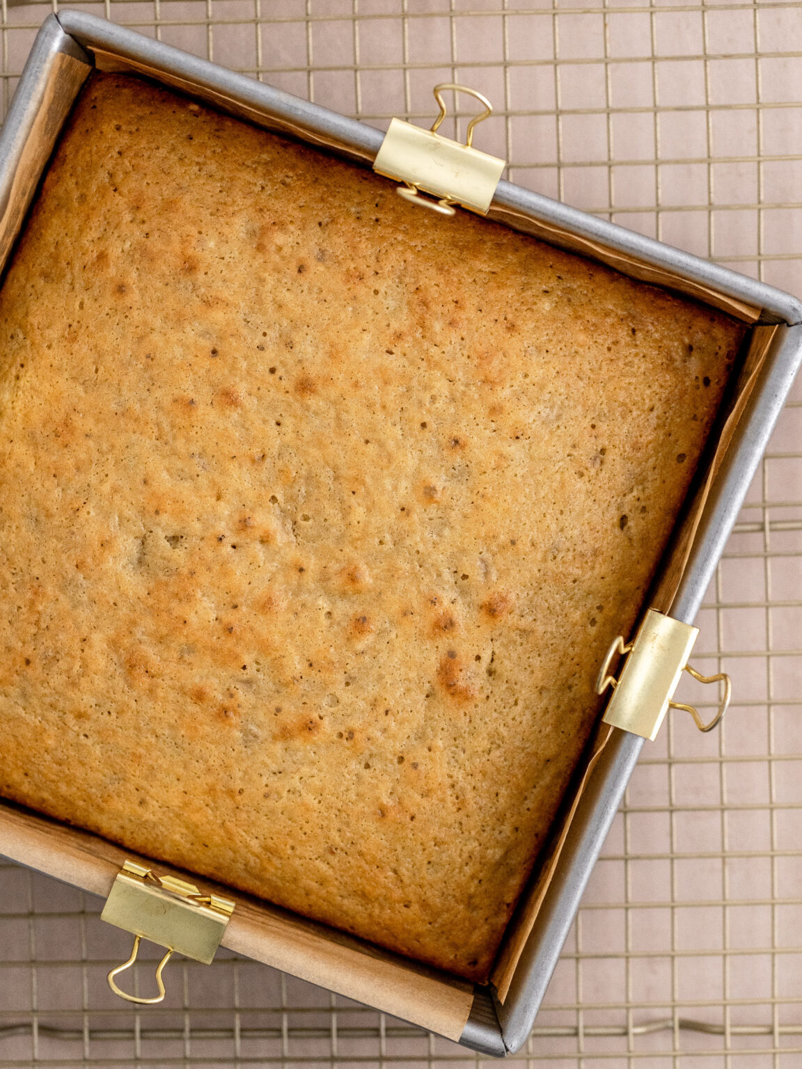 Banana Sponge Cake - Julie Marie Eats