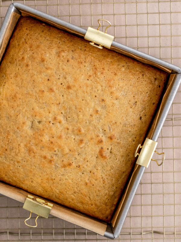 Banana Sponge Cake - Julie Marie Eats