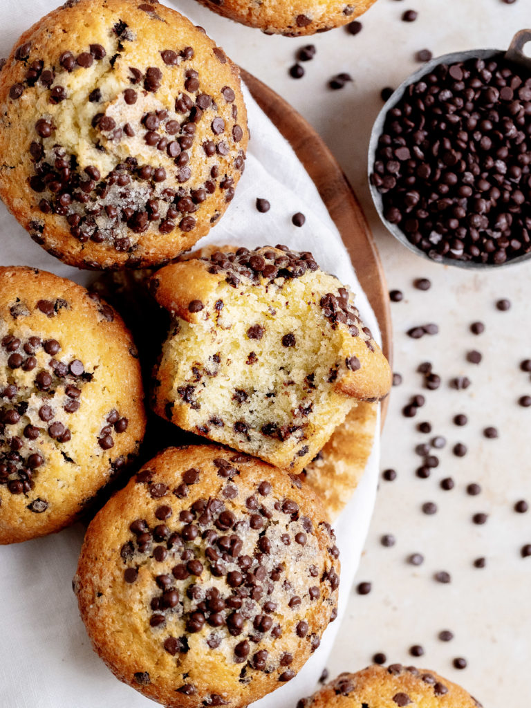 Best Chocolate Chip Muffins - Julie Marie Eats