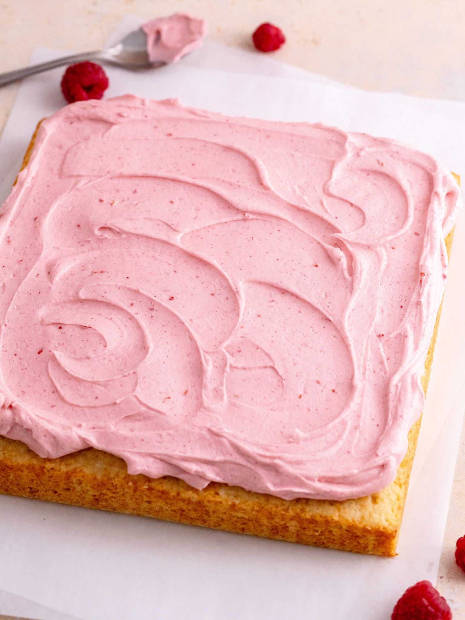 Almond Raspberry Cake - Julie Marie Eats