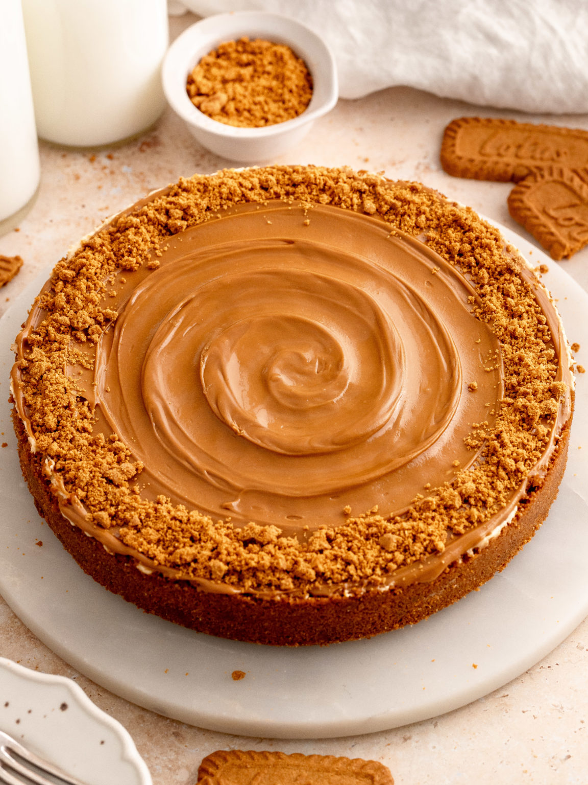 Biscoff Cheesecake - Julie Marie Eats