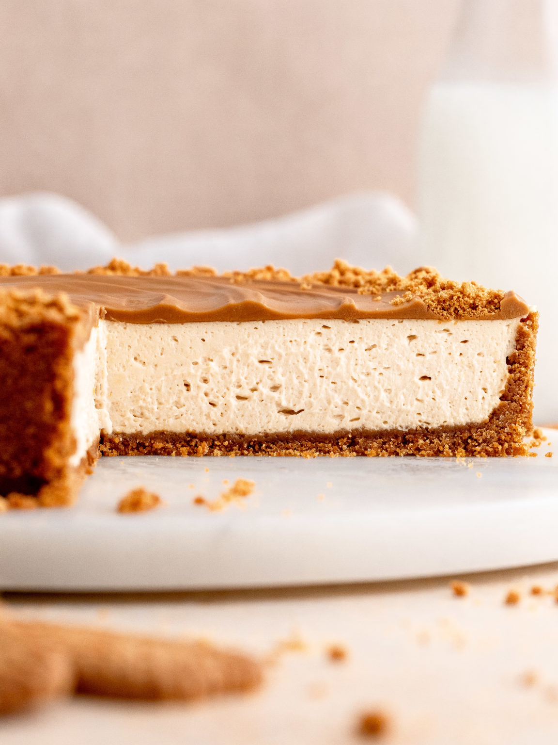 Biscoff Cheesecake - Julie Marie Eats