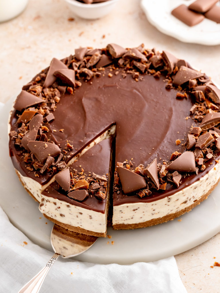 Daim Cheesecake - Julie Marie Eats