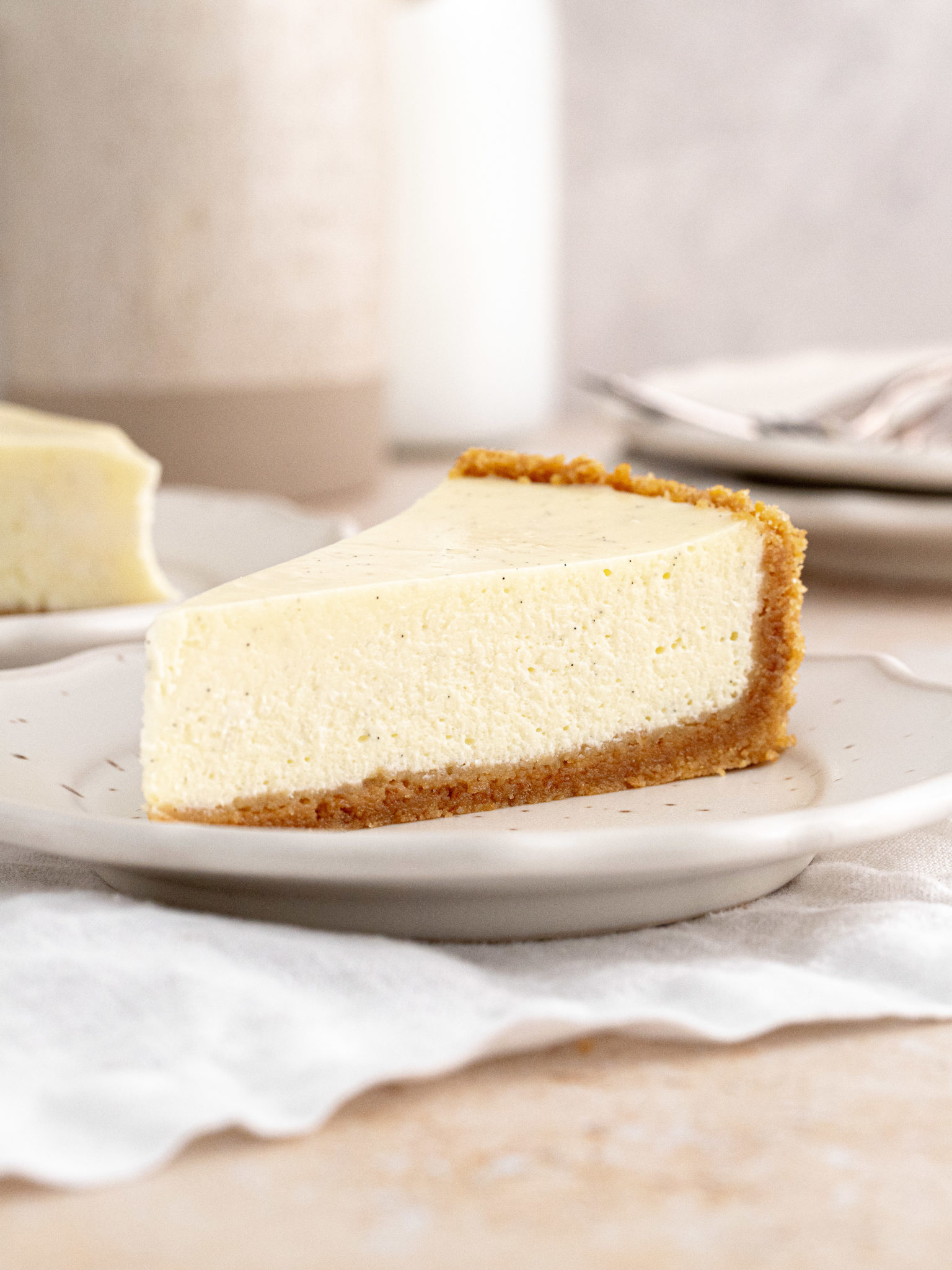 Vanilla Cheesecake - Julie Marie Eats