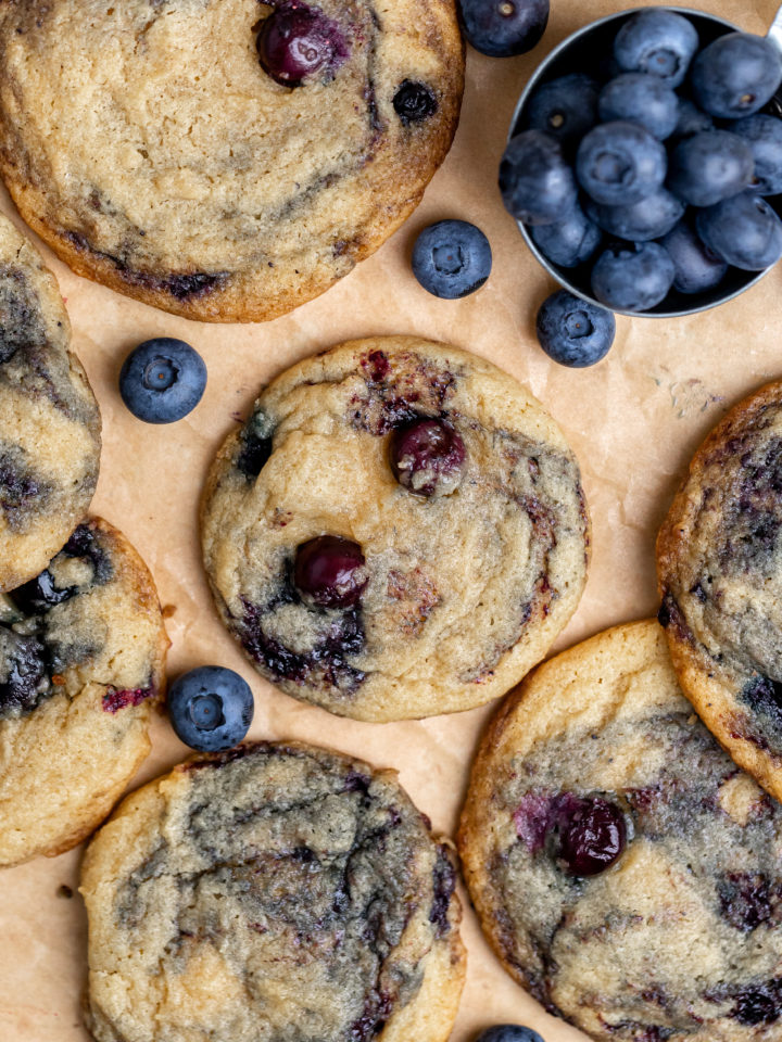 Blueberry Cookies - Julie Marie Eats