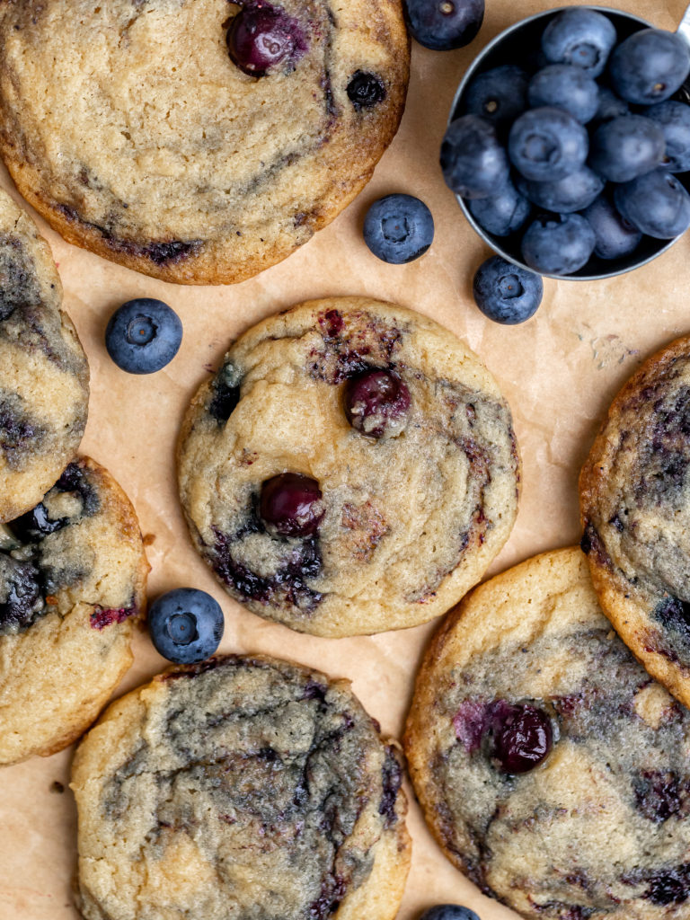 Blueberry Cookies - Julie Marie Eats