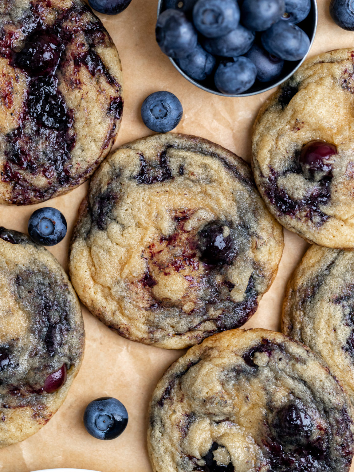 Blueberry Cookies - Julie Marie Eats