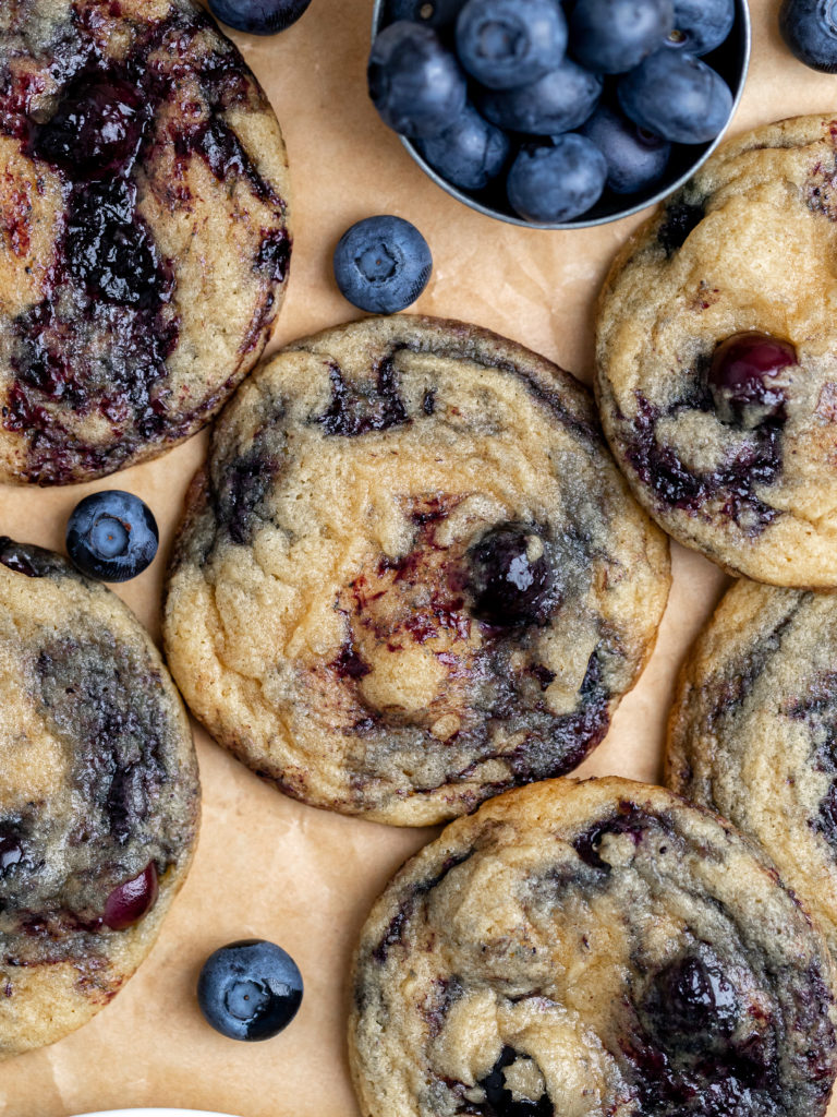Blueberry Cookies - Julie Marie Eats