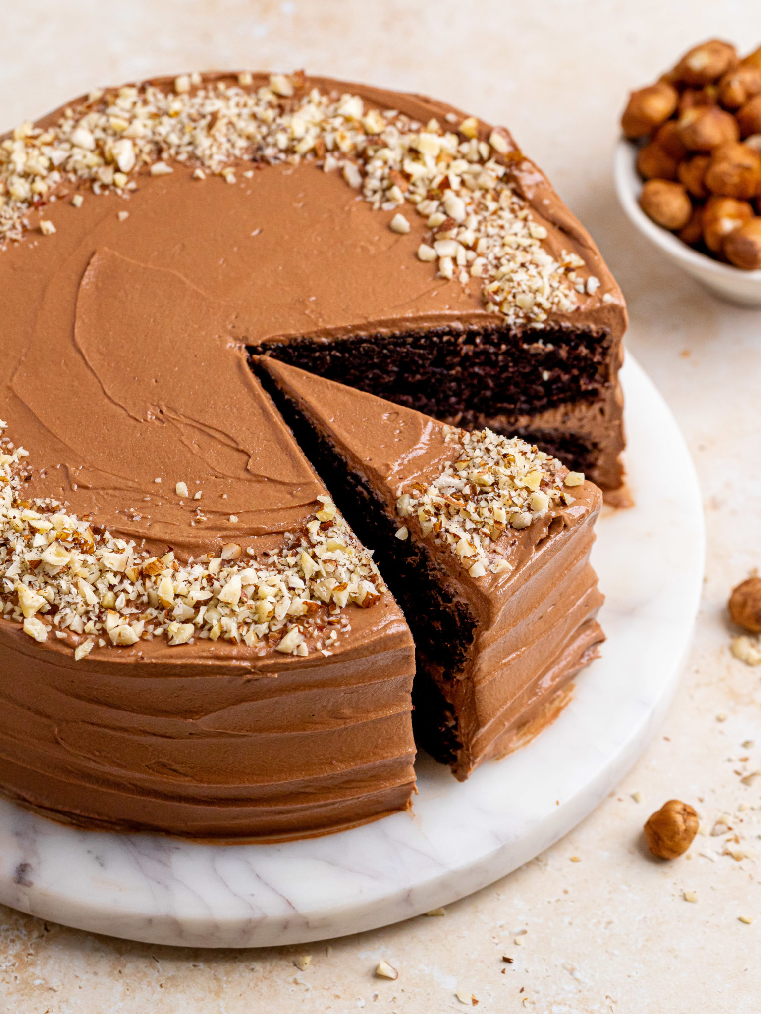 Nutella Cake - Julie Marie Eats