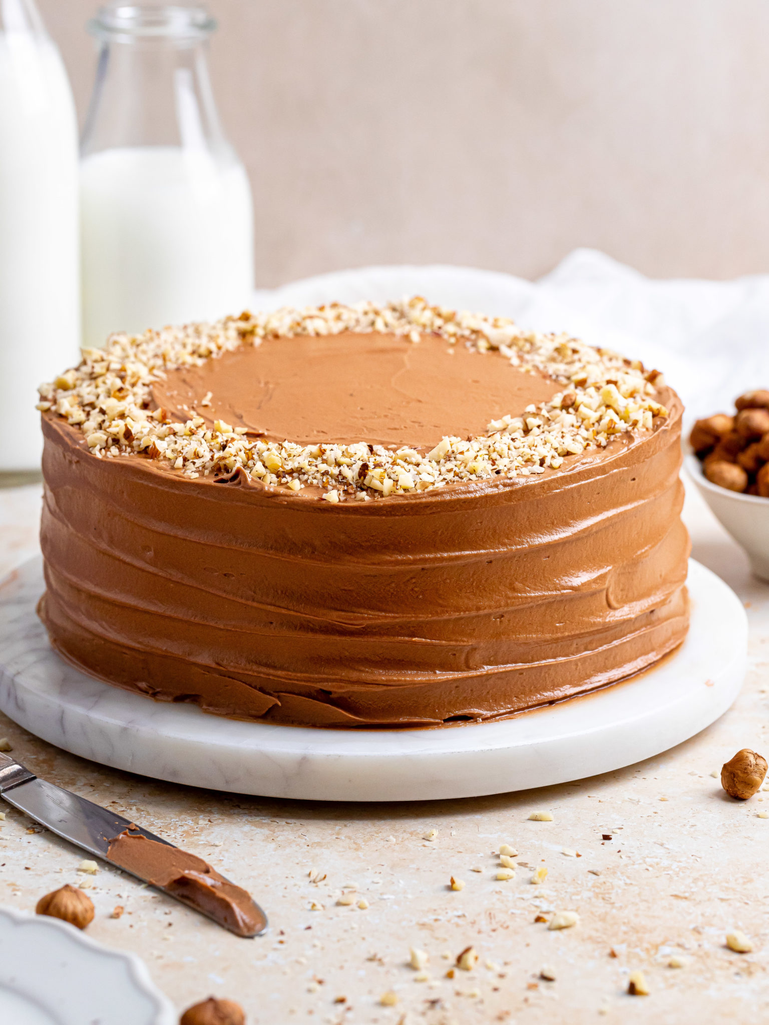 Nutella Cake - Julie Marie Eats
