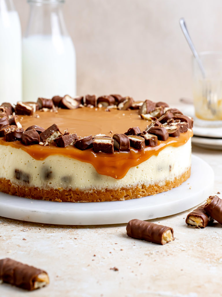 Twix Cheesecake - Julie Marie Eats