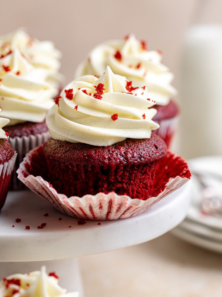 Red Velvet Cupcakes - Julie Marie Eats