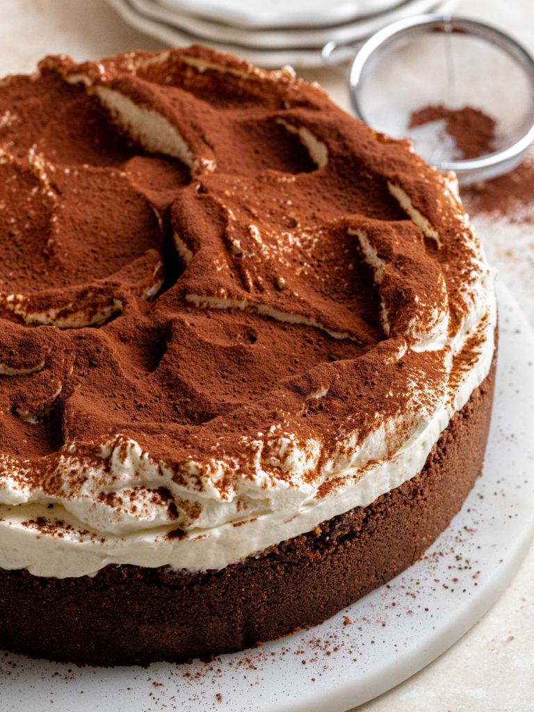 Tiramisu Cheesecake - Julie Marie Eats