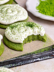 Matcha Latte Cookies - Julie Marie Eats