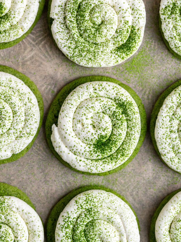 Matcha Latte Cookies - Julie Marie Eats