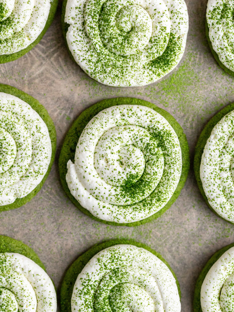 Matcha Latte Cookies - Julie Marie Eats