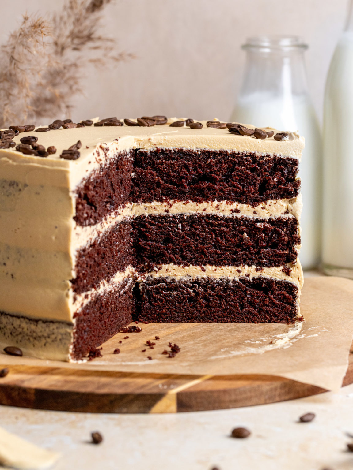 Coffee Chocolate Cake - Julie Marie Eats