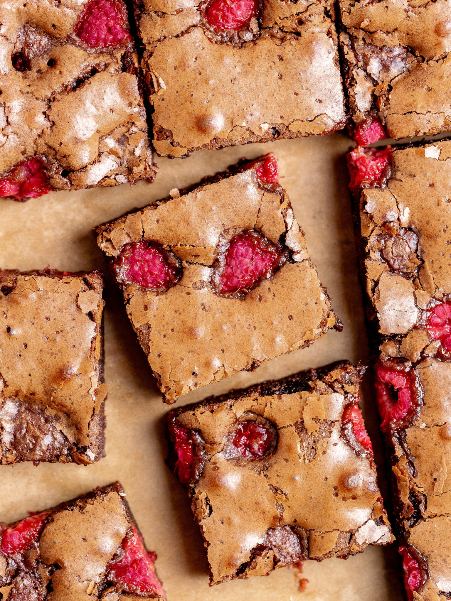 Raspberry Brownies - Julie Marie Eats
