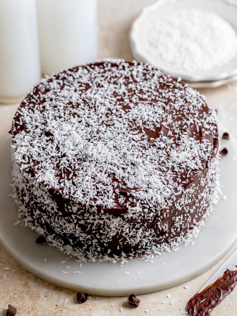 Chocolate Coconut Layer Cake Julie Marie Eats