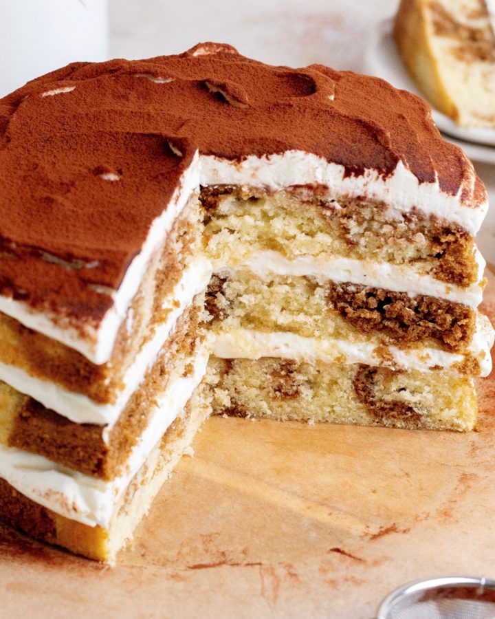 Chocolate Pistachio Cake - Julie Marie Eats