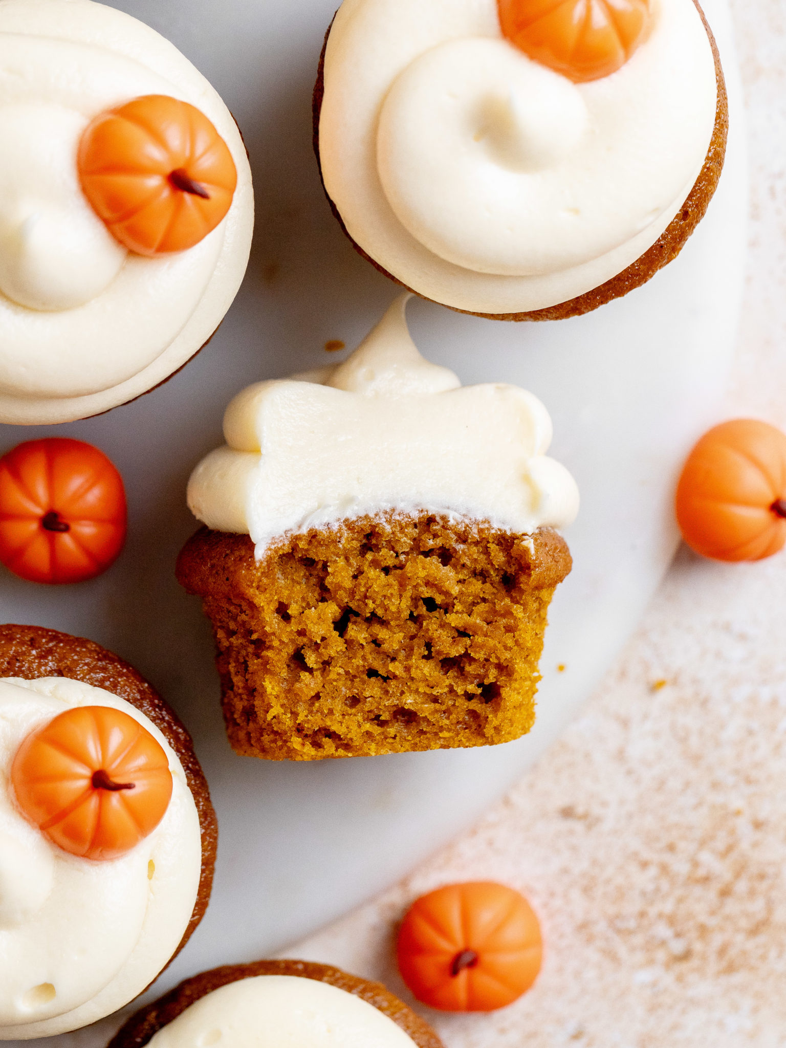The Best Pumpkin Cupcakes - Julie Marie Eats