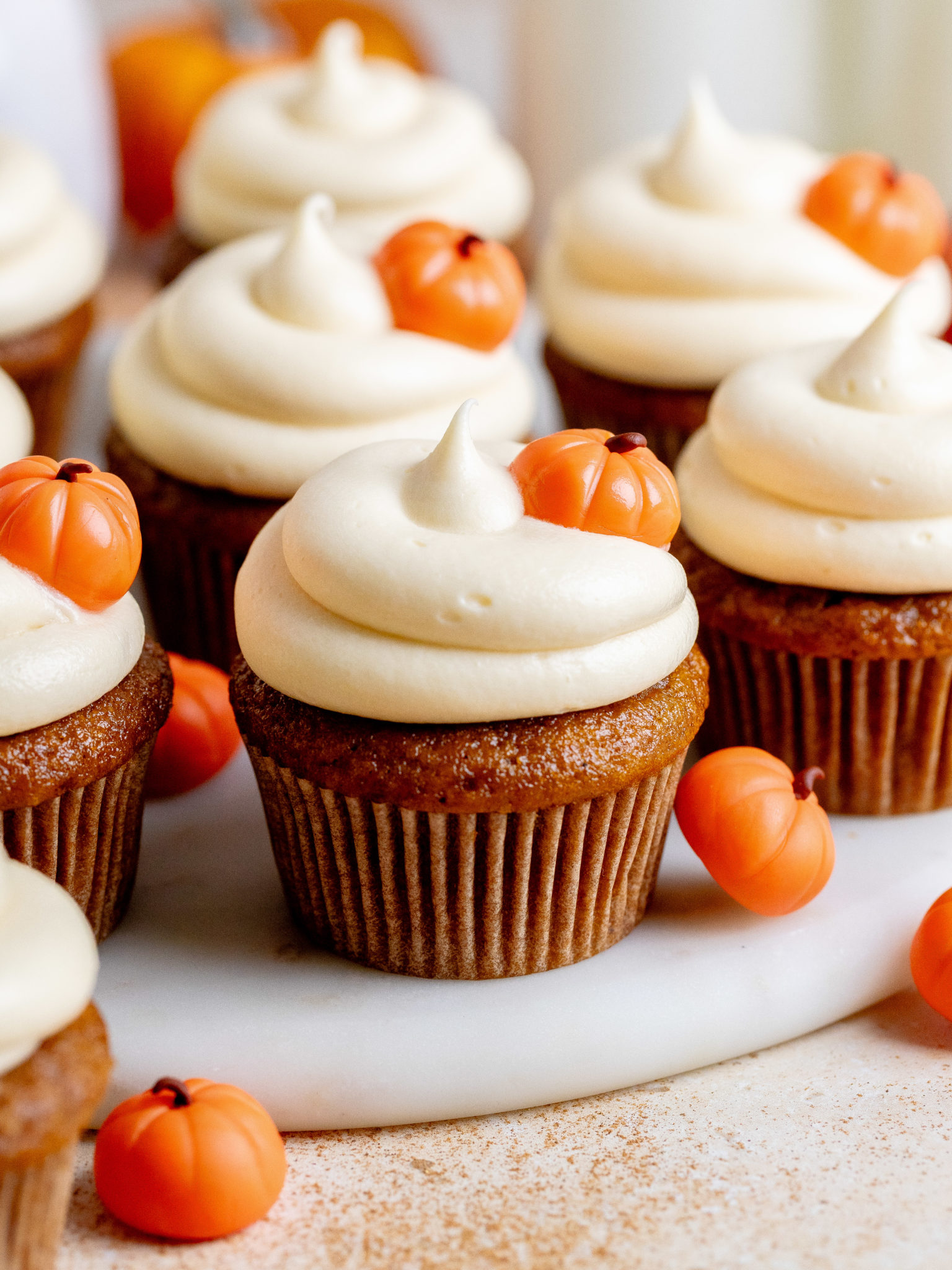 The Best Pumpkin Cupcakes - Julie Marie Eats