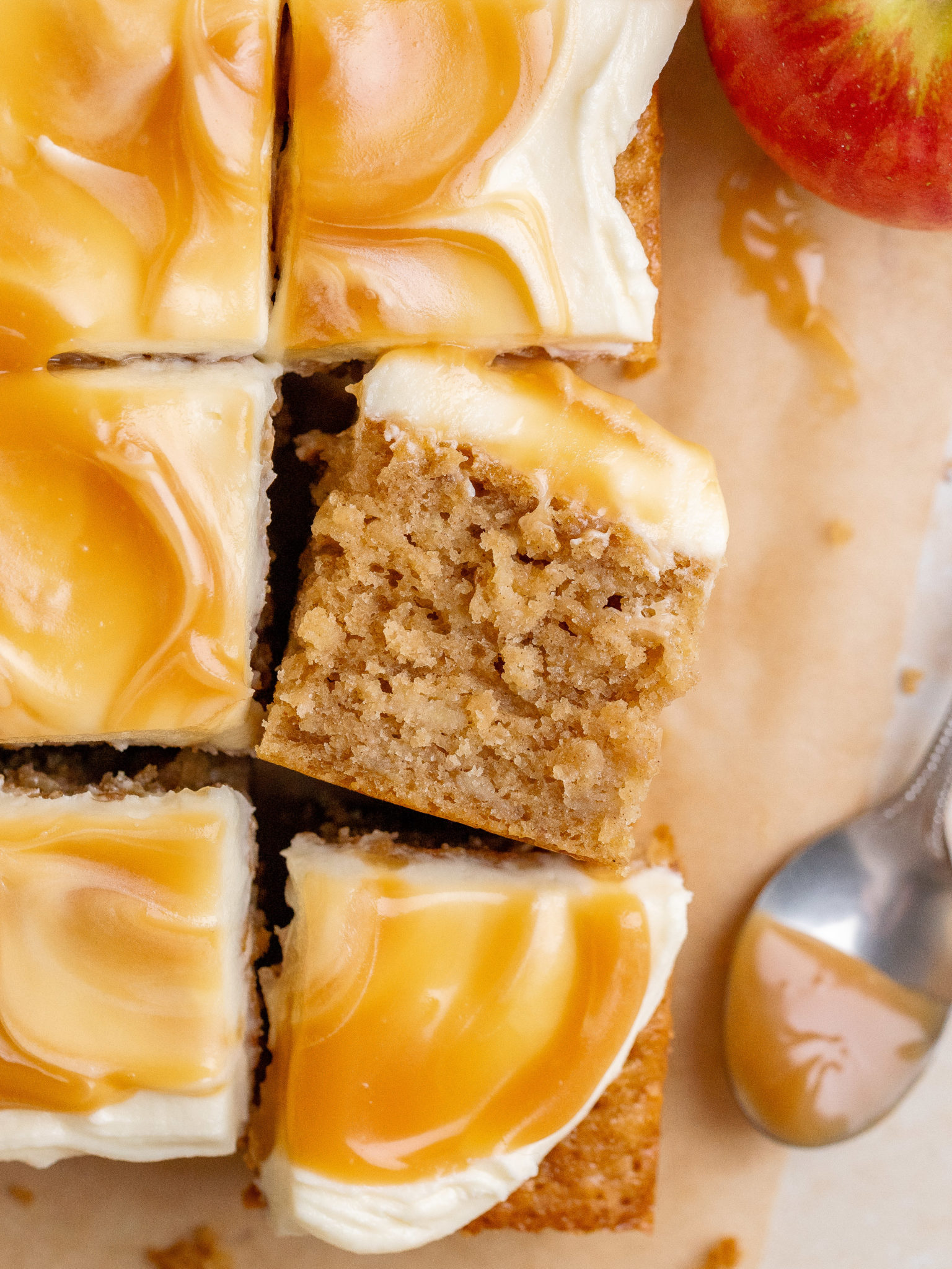 Caramel Apple Cake - Julie Marie Eats