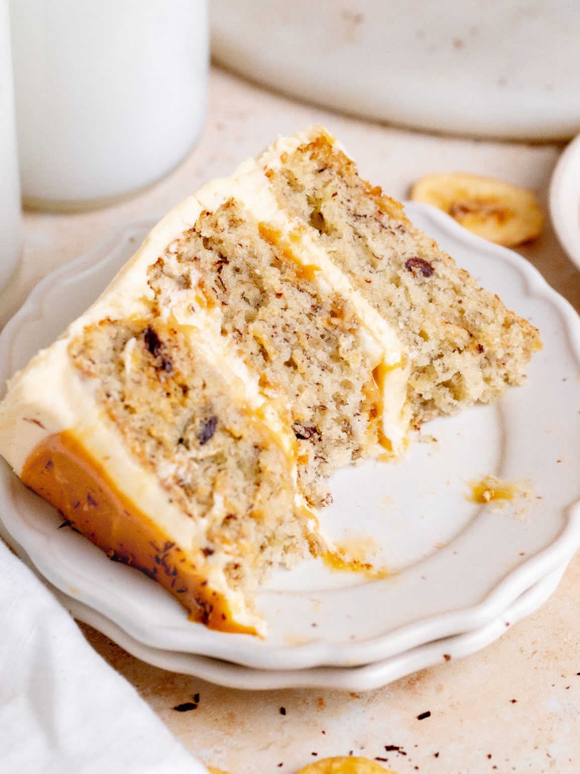 Banoffee Cake - Julie Marie Eats