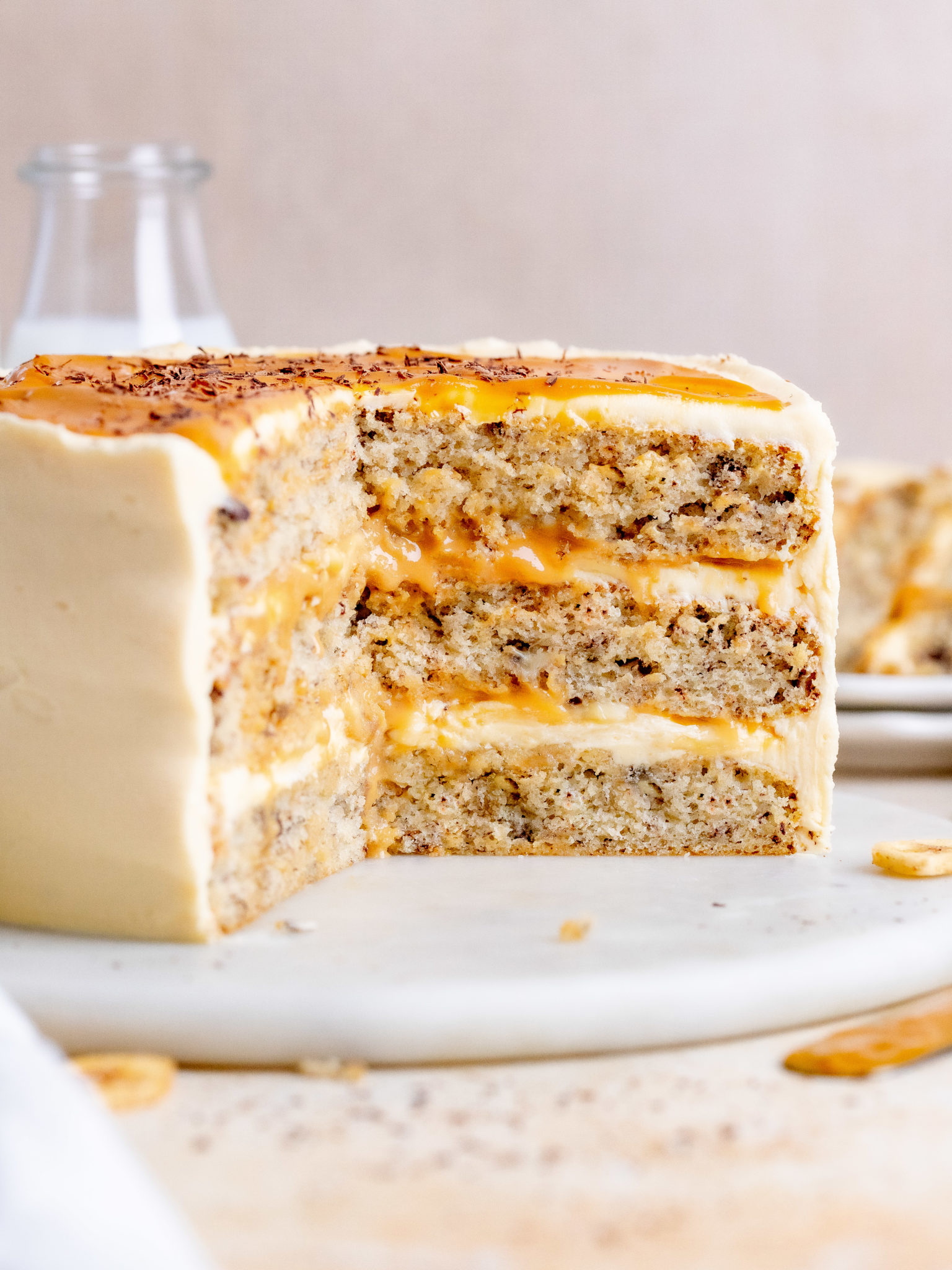 Banoffee Cake - Julie Marie Eats