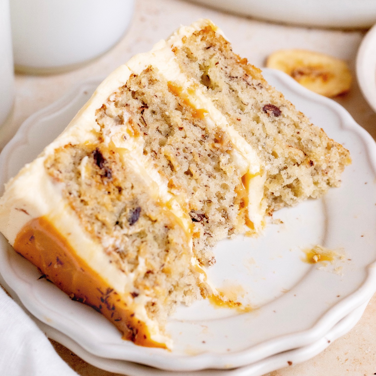 Banoffee Cake - Julie Marie Eats