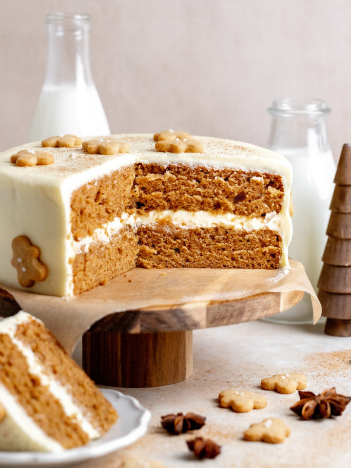 Moist Gingerbread Layer Cake Julie Marie Eats
