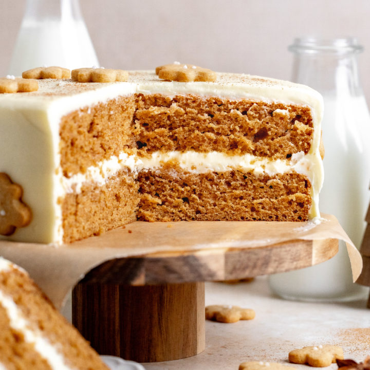 Gingerbread Layer Cake - Julie Marie Eats