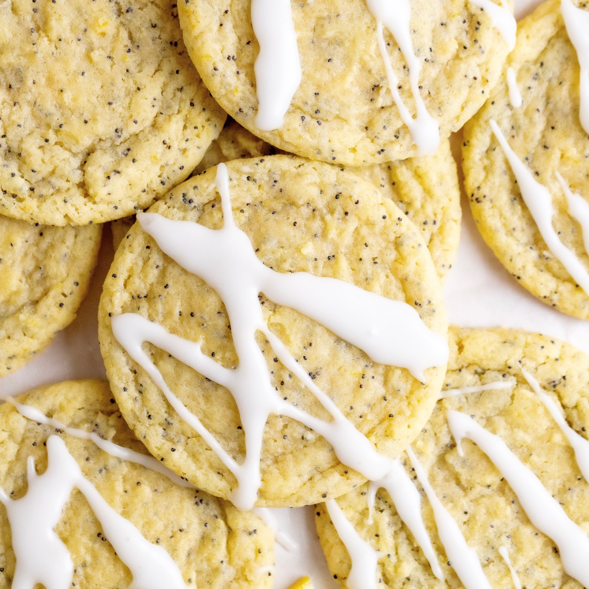 Lemon and Poppy Seed Cookies - Julie Marie Eats