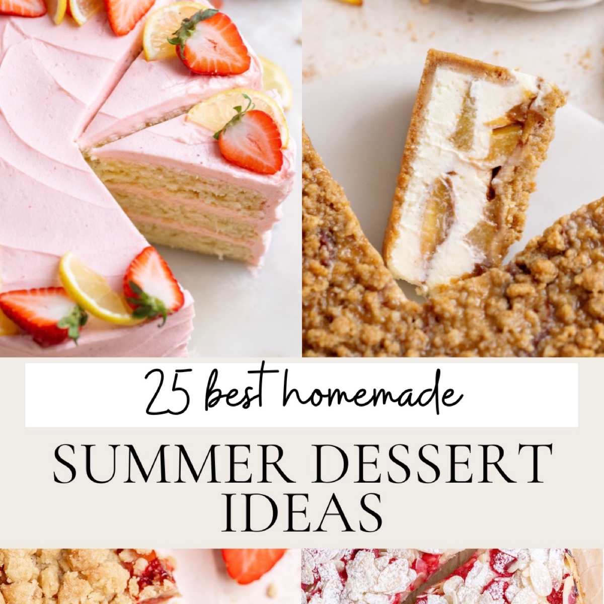 25 Best Summer Dessert Ideas - Julie Marie Eats