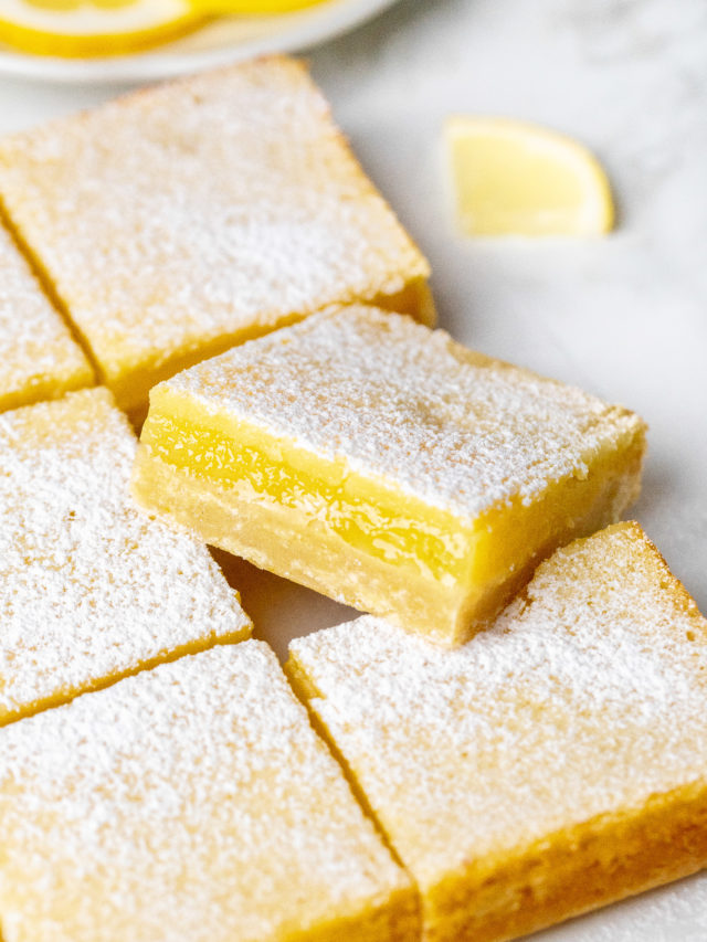 The Best Lemon Bars with Buttery Shortbread Base